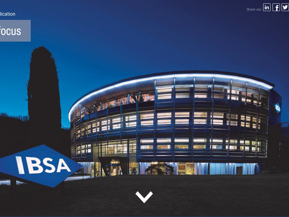 Product focus - IBSA: delivering innovative solutions for the ...