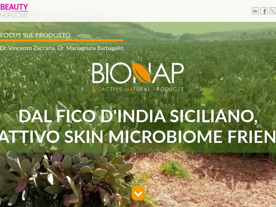 Focus sul prodotto: BIONAP - OPUNTIA BIOCOMPLEX SH - BEAUTY HORIZONS 6 ...